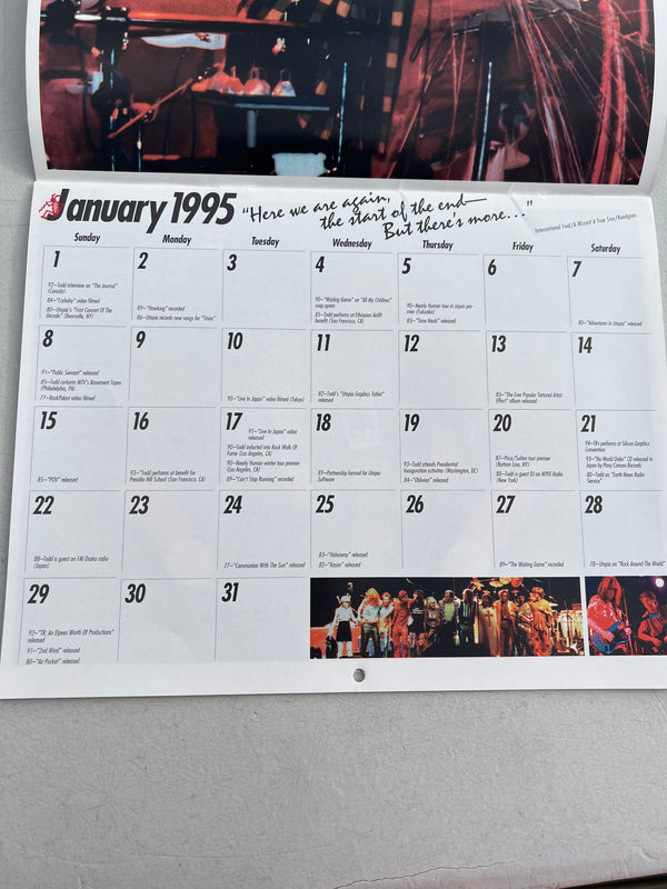 1989 and 1995 Utopia Times Calendar - Works for 2023!! - GlowGirl Fibers